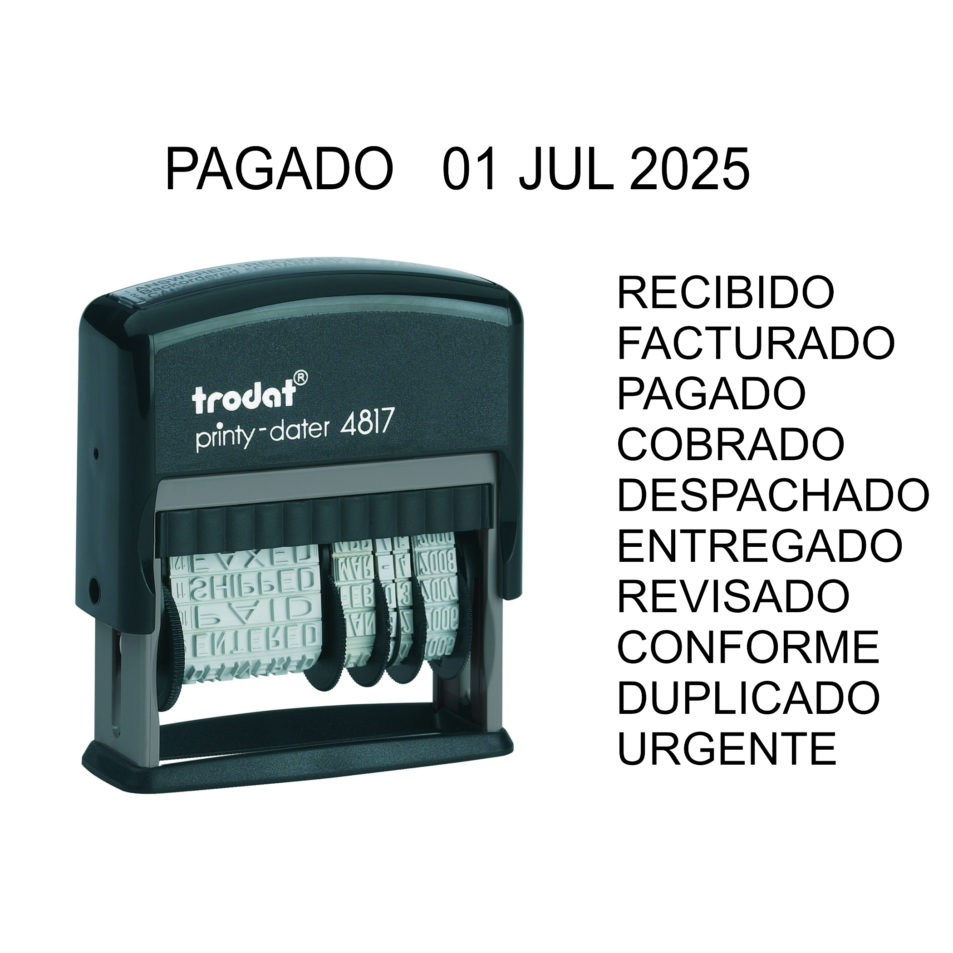 SELLO PAGADO - Sello automático de Pagado Trodat 4911
